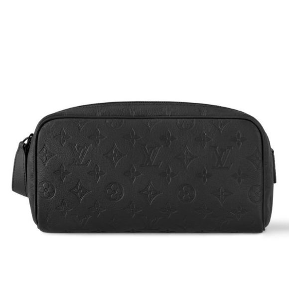 Louis Vuitton | Bags | Louis Vuitton Empreinte Leather Dop Kit Black ...